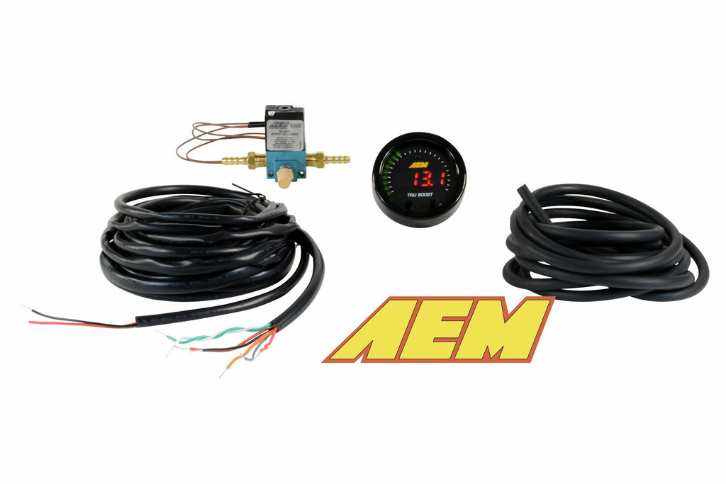 AEM X-Series Tru-Boost Controller Gauge w/Solenoid 80PSI Internal MAP – MXPi Tuning